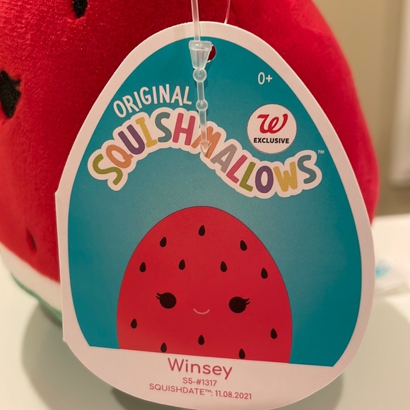 Squishmallows | Other | Nwt 5 Winsey The Watermelon Squishmallow | Poshmark